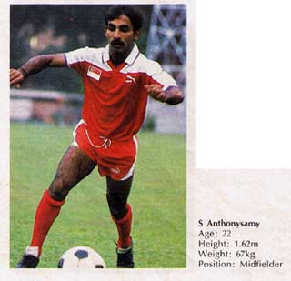 Paralysed ex-Lions striker Anthonysamy dies - Uncategorized