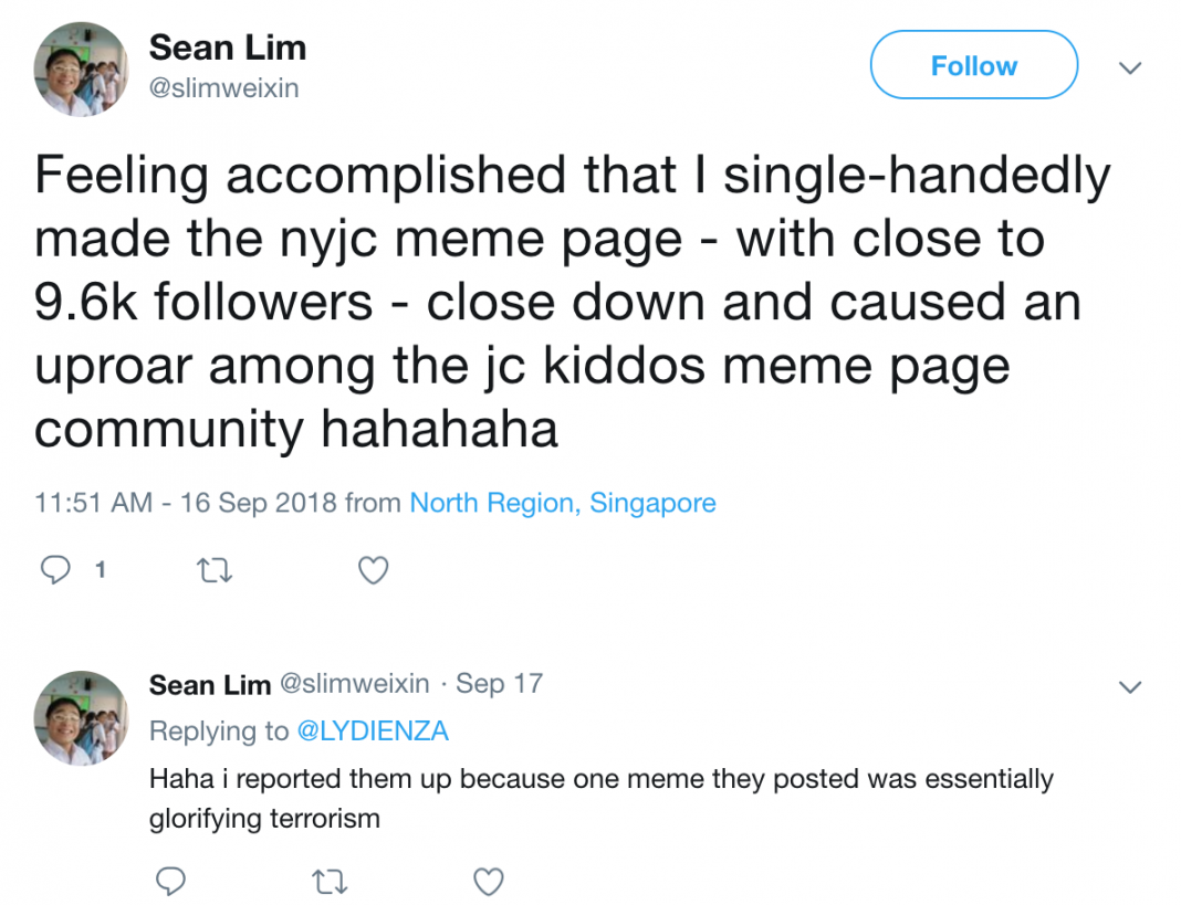 Singapore student gets blasted as "conceited clown" by JC students ...