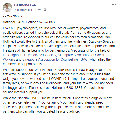 National Care Hotline now ready to offer support to those who need it ...
