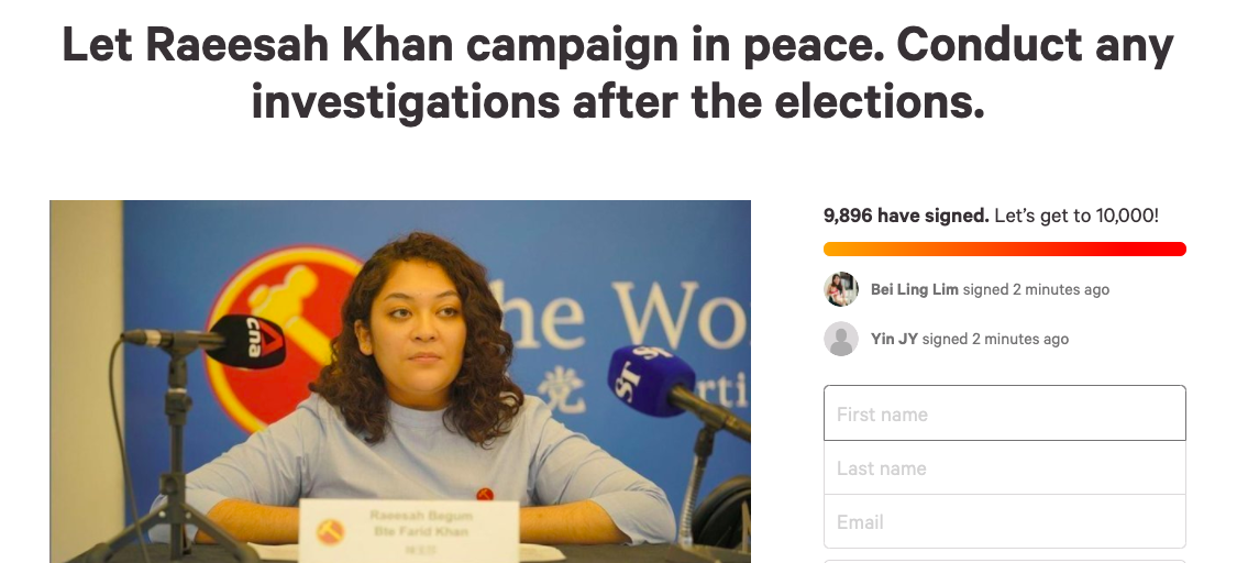 Despite police report, support for WP's Raeesah Khan is growing - SG ...