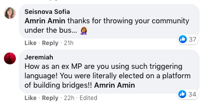 Amrin Amin slammed for calling a netizen 'snowflake' and telling him ...
