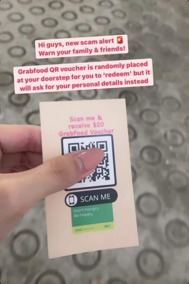 Grab’s Help Centre asks customer to redeem fake voucher that police ...