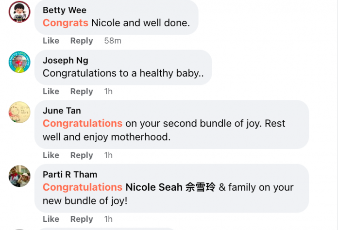 WP's Nicole Seah and husband welcome baby girl - Featured News