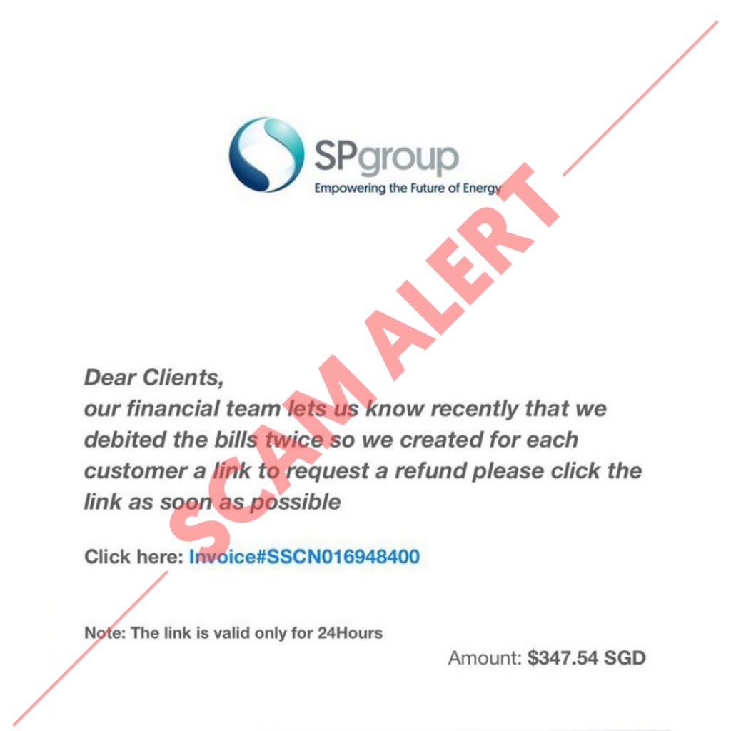 We debited the bill twice: SP Group notice of excess deduction of ...