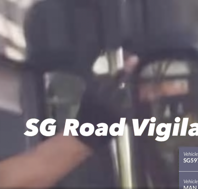 SBS Transit bus captain gives his middle finger after being confronted ...