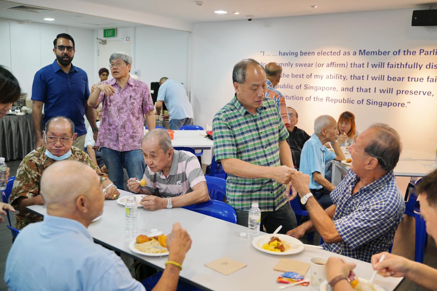 Workers’ Party leaders held appreciation lunch for party veteran ...
