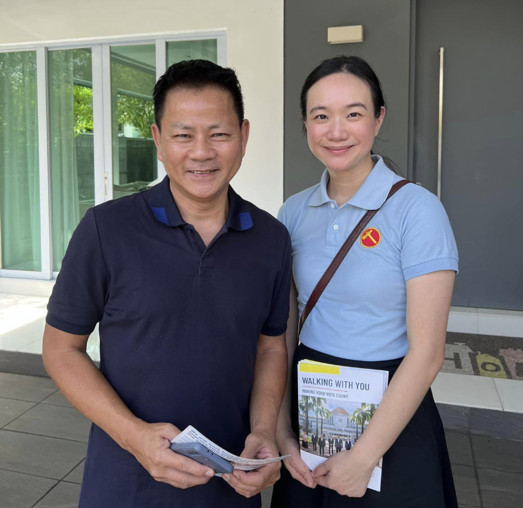 Workers’ Party's Nicole Seah Encounters Celebrity During Taman Bedok ...