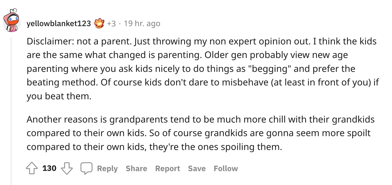 Netizen asks 'is it true that kids are harder to take care nowadays ...