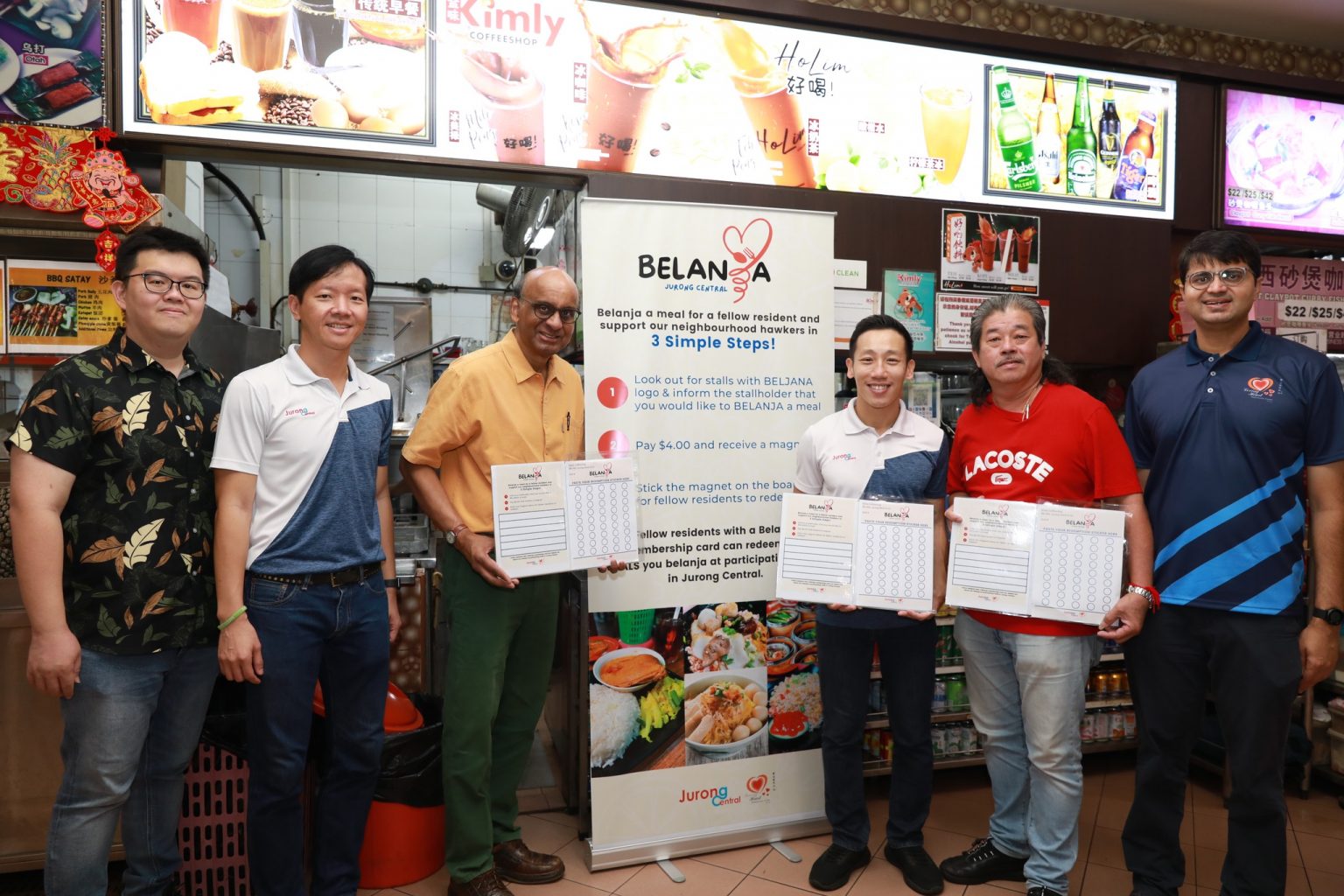 Ivan Lim spotted by public members alongside Tharman at Jurong outreach ...