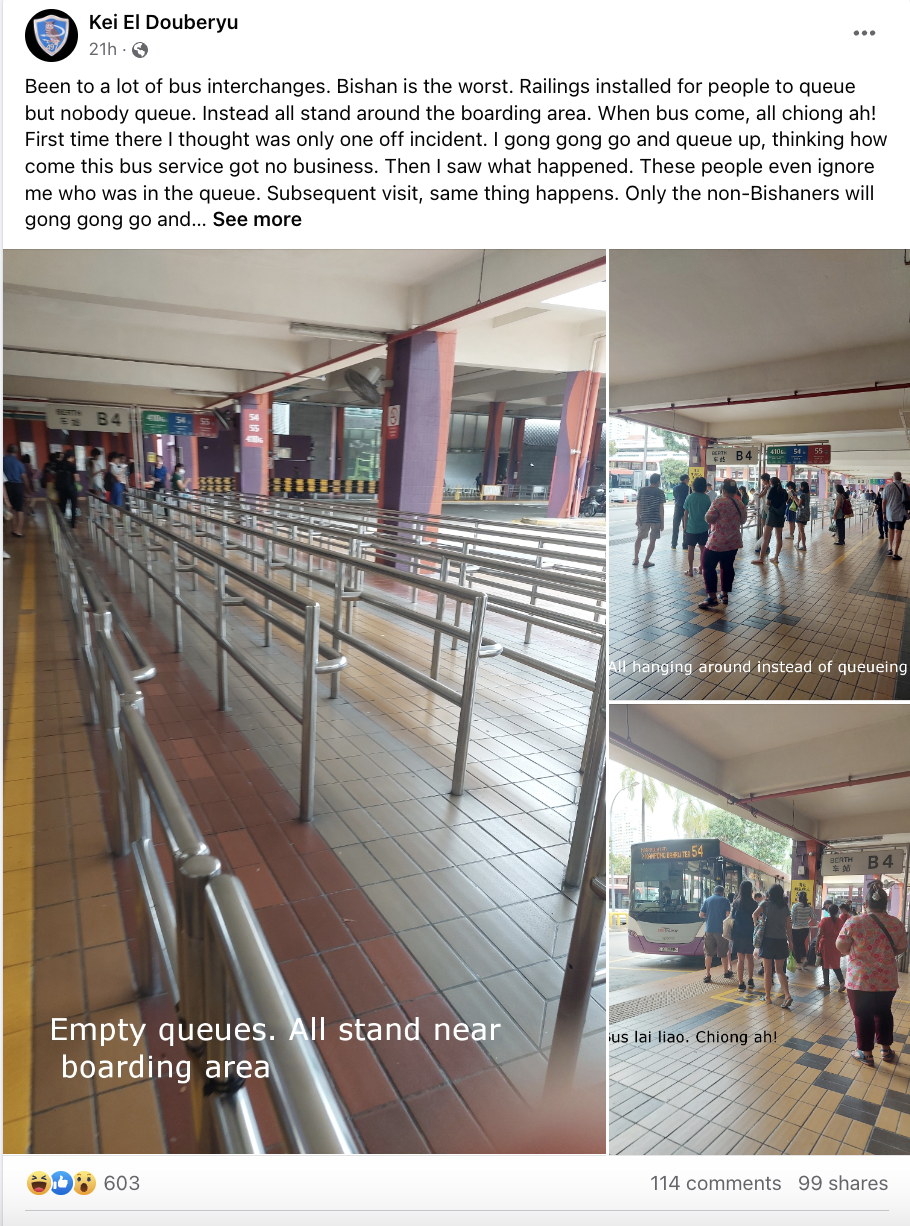 Bishan Bus Interchange: The Worst in Singapore as No One Forms Lines ...