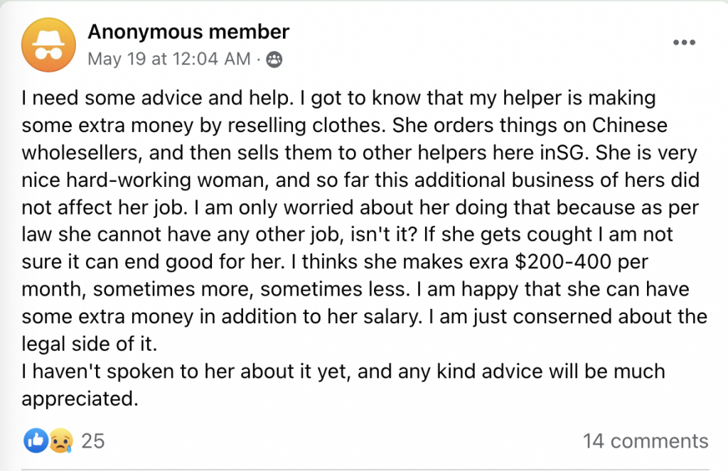 Maid makes extra $200 - $400 monthly buying clothes from wholesalers ...