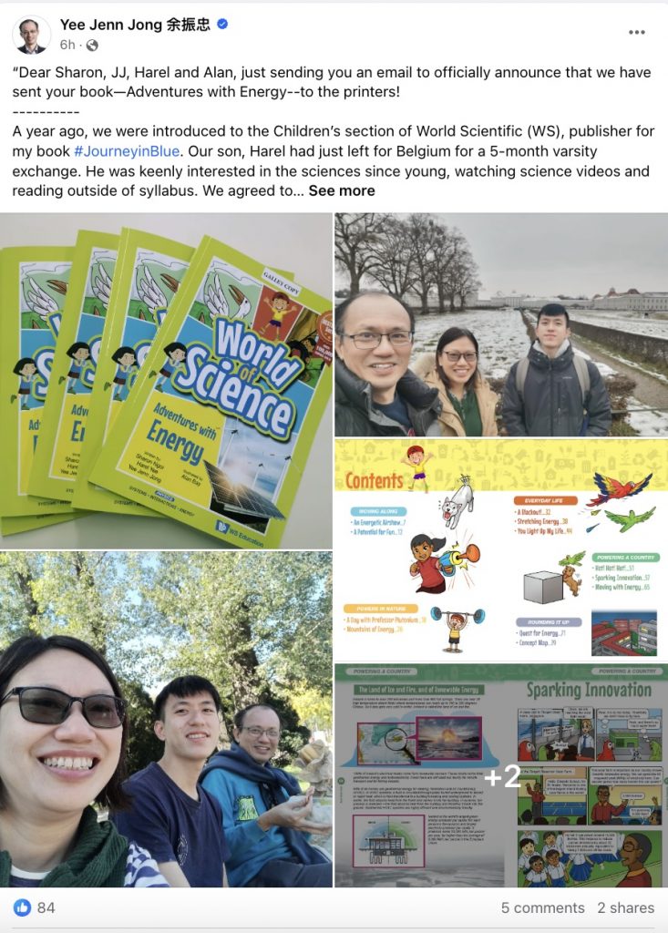 Adventures with Energy: Yee Jenn Jong announces science book for ...