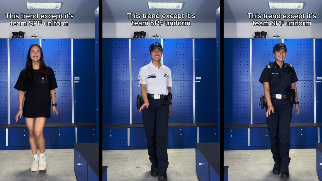 Singaporeans "beg to be arrested" after watching SPF female officer ...