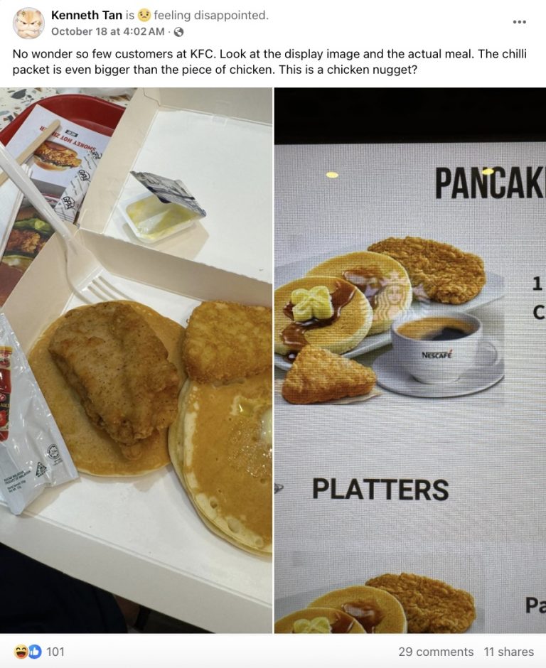 Shrinkflation: Diners are saying KFC chicken pieces are smaller than ...