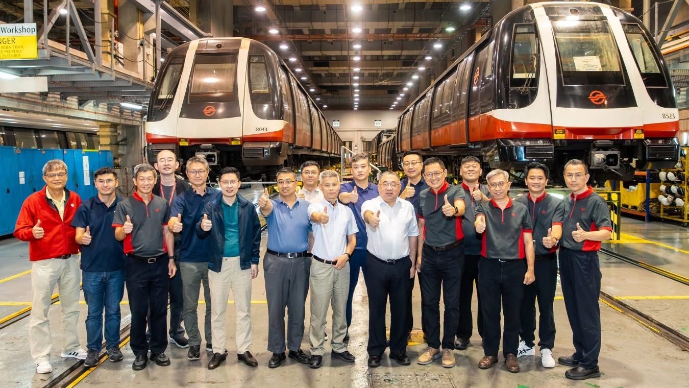 SMRT hosts Shanghai Shentong Metro delegation at Kim Chuan Depot to ...