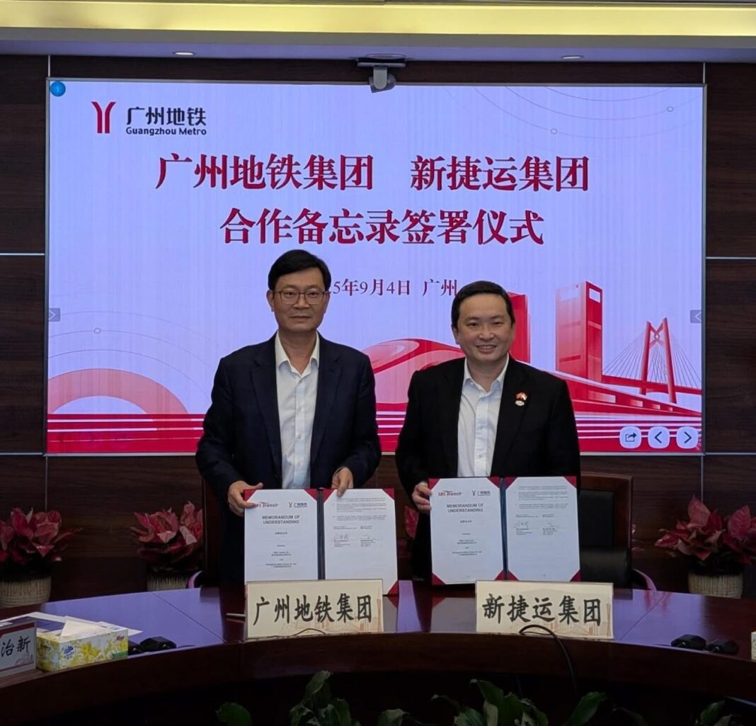 SBS Transit signs MoU with Guangzhou Metro to advance rail innovation ...