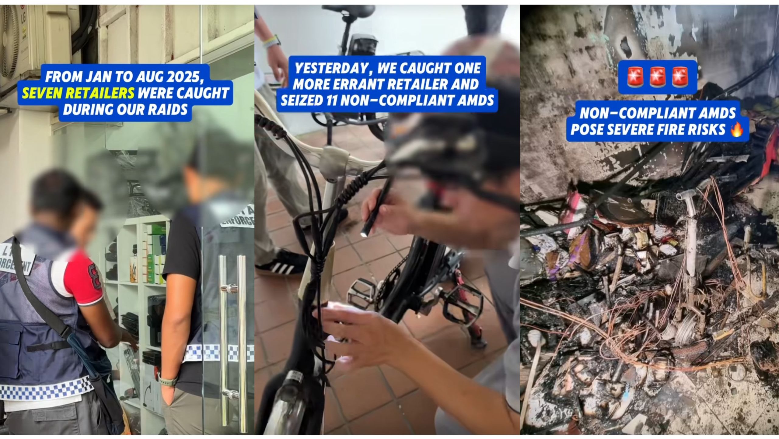 Over 600 non-compliant active mobility devices seized; LTA step up ...
