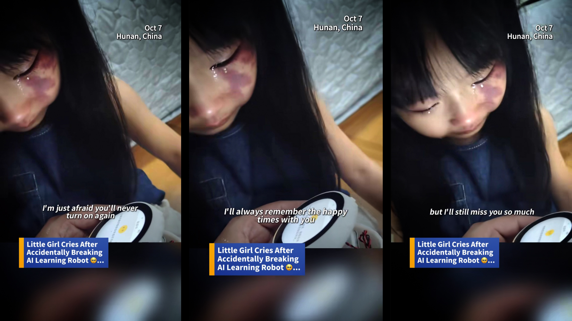 'But I'll still miss you so much...' — Little girl cries as her dying ...