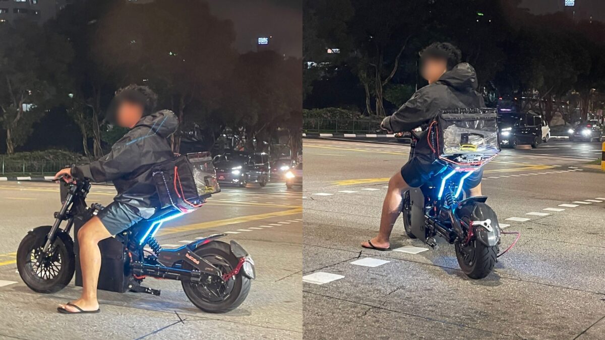 PMD rider spotted on Clemenceau Road despite ban, sparking fresh safety ...
