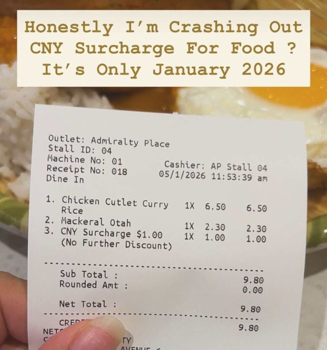 ‘It’s only January’: Diner ‘crashes out’ after spotting $1 CNY ...