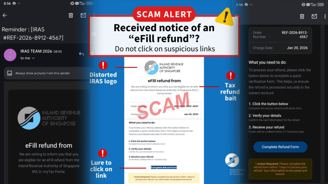 IRAS: Another scammer impersonates tax official, falsely claiming to ...