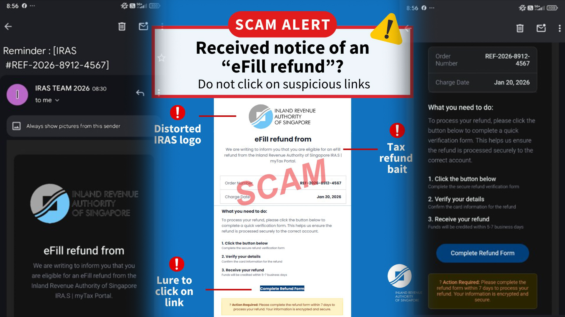 IRAS: Another scammer impersonates tax official, falsely claiming to ...
