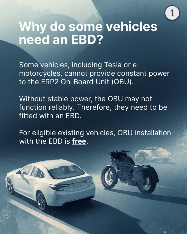 LTA: Tesla car owners need to install external battery for ERP 2.0 OBU ...