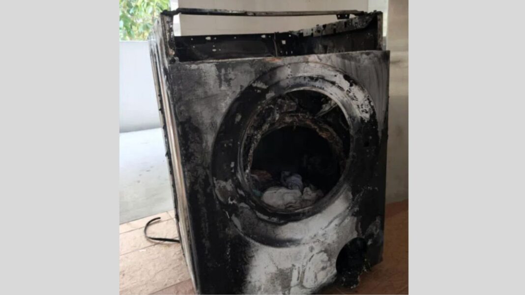 Washing machine fire in Tampines HDB forces woman to cut power and flee ...
