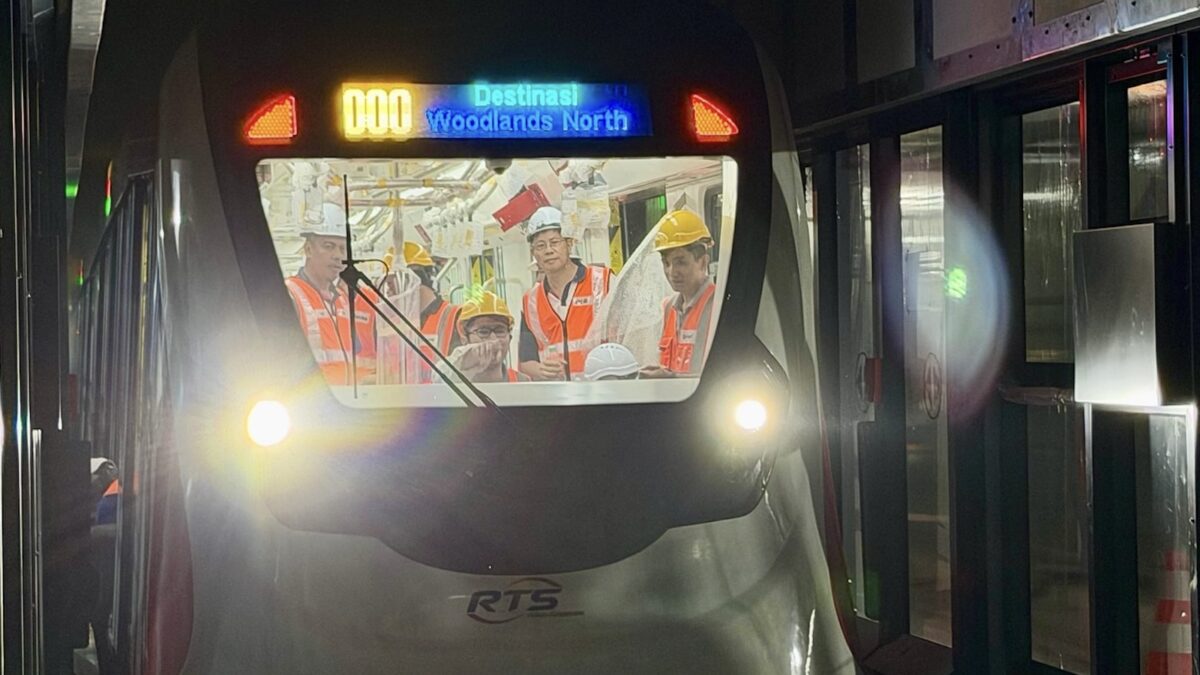 First JB–Singapore RTS train pulls into Woodlands for demonstration ...